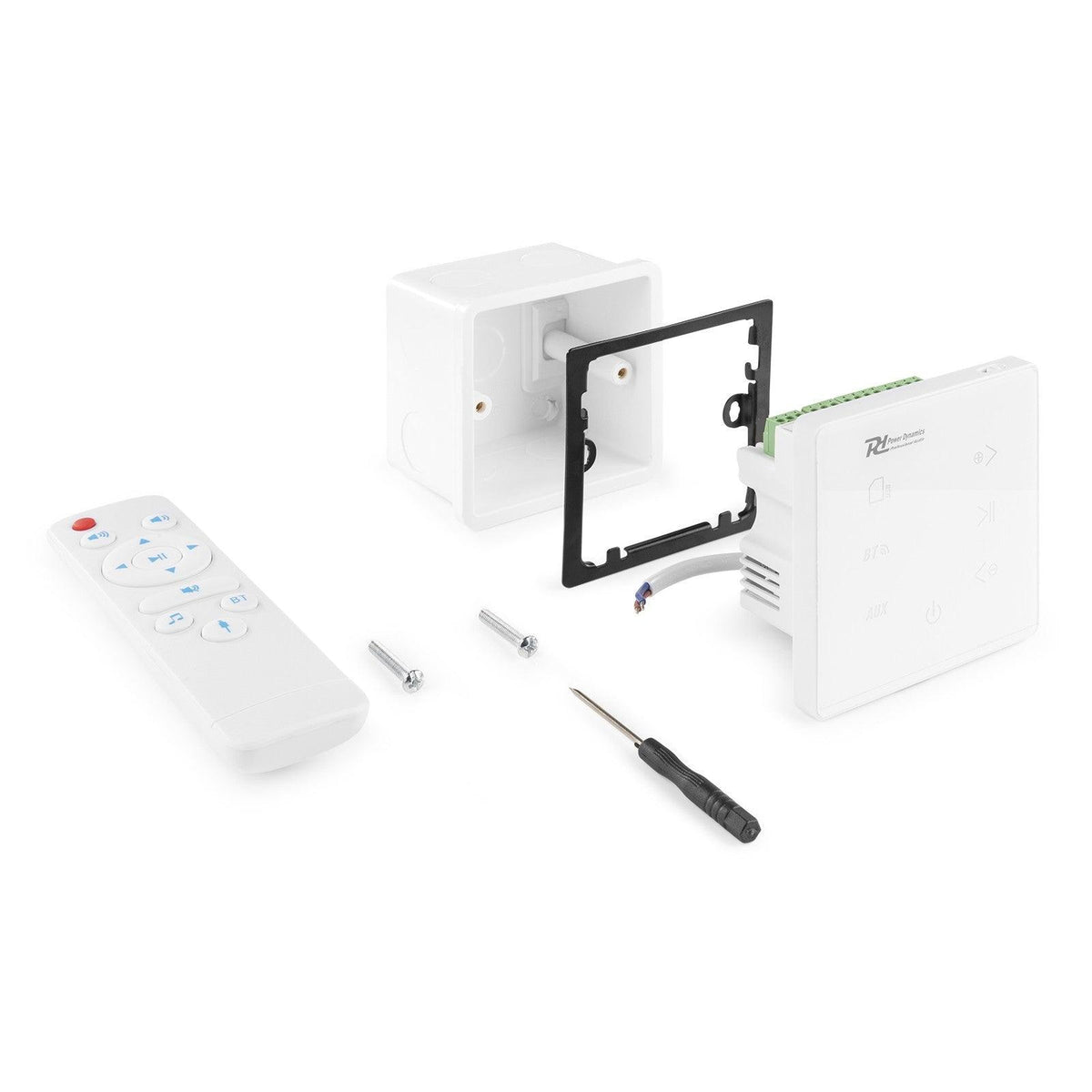Power Dynamics Powerline A100W In-Wall Audio Verstärker BT Weiß ...